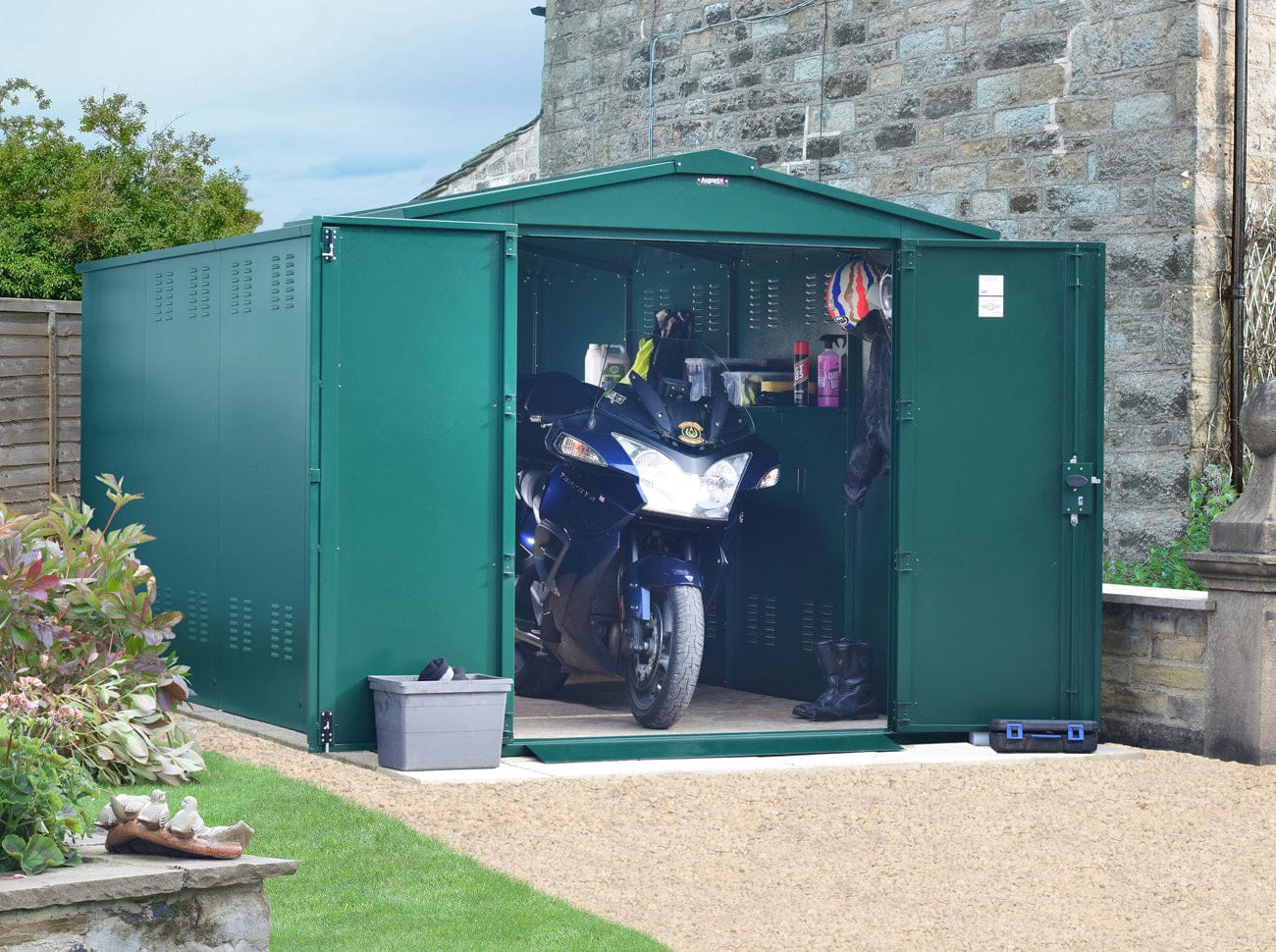 Asgard 7’4” x 14’6” High Security Gladiator Plus 1 XXL Motorcycle ...